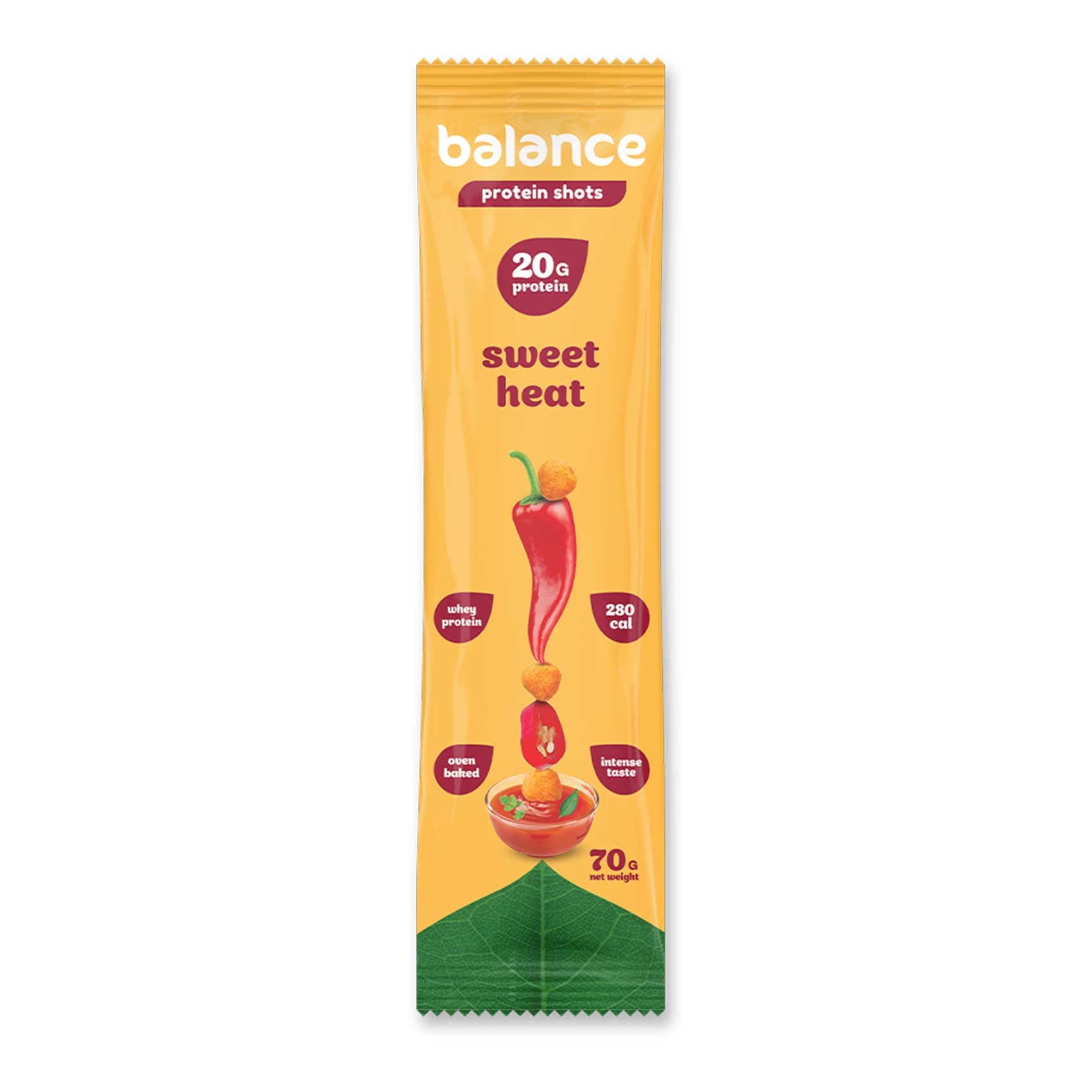 Buy Balance Protein Shots Sweet Heat - 70 gm Online | Carrefour Egypt