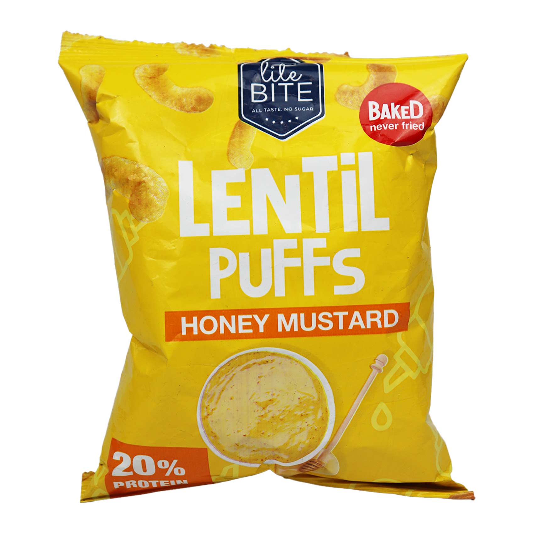 Buy Lite Bite Honey Mustard Lentil Puffs - 40 gm Online | Carrefour Egypt
