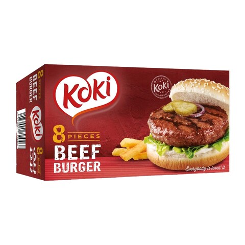 Buy Koki Beef Burger - 8 Pieces Online | Carrefour Egypt