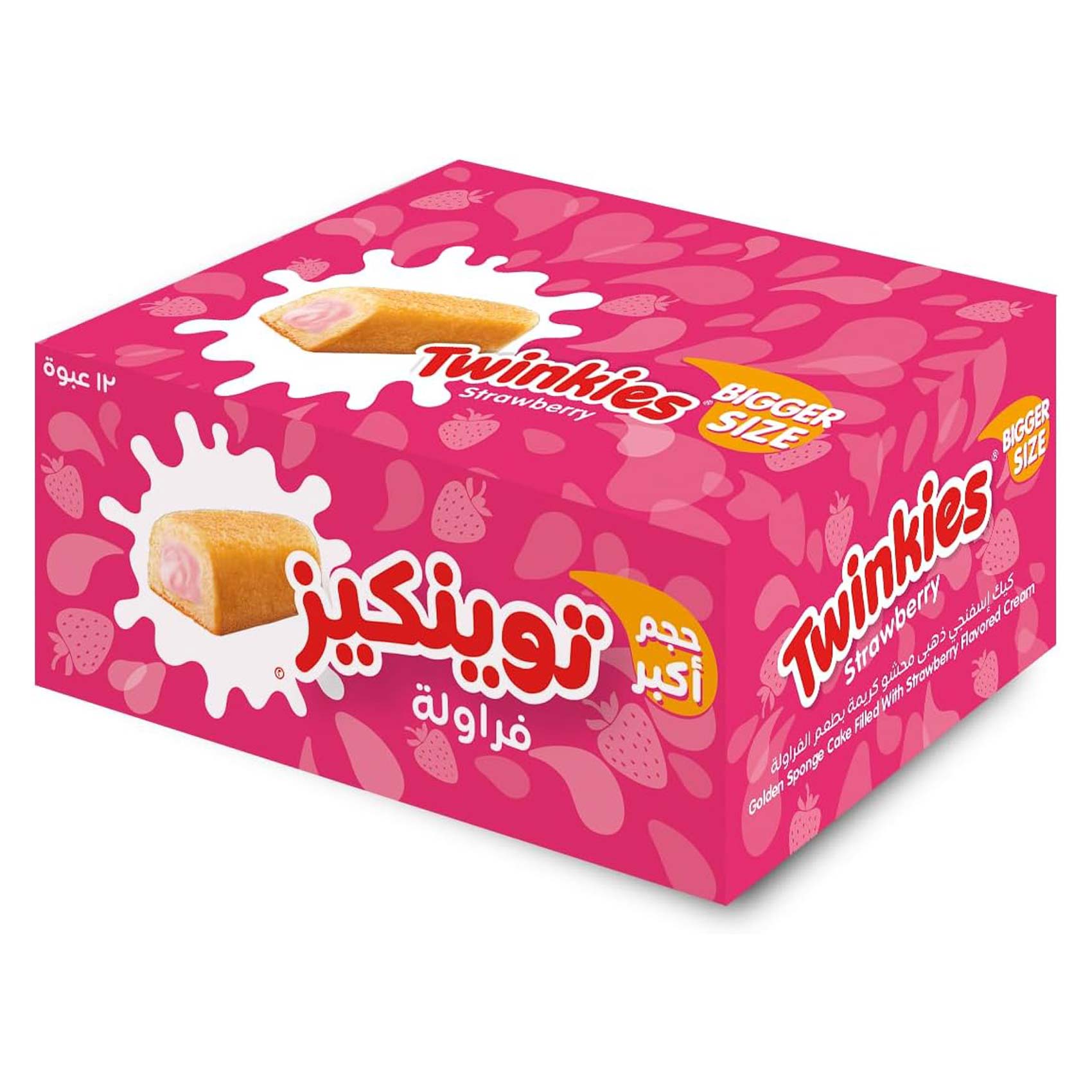 Buy Twinkies Strawberry Cream Filled Sponge Cake - 12 Pieces Online ...