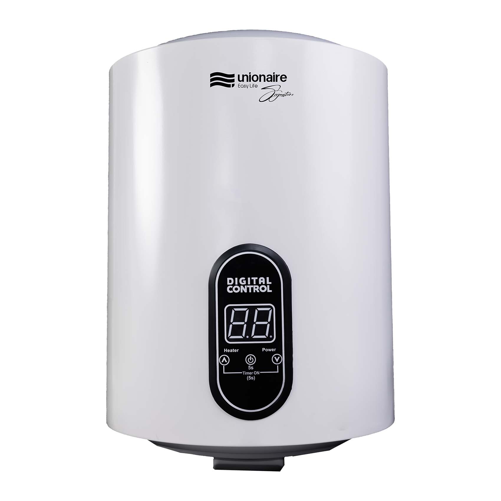 Buy Unionaire i-Heat Electric Digital Water Heater 55 Liter - White ...