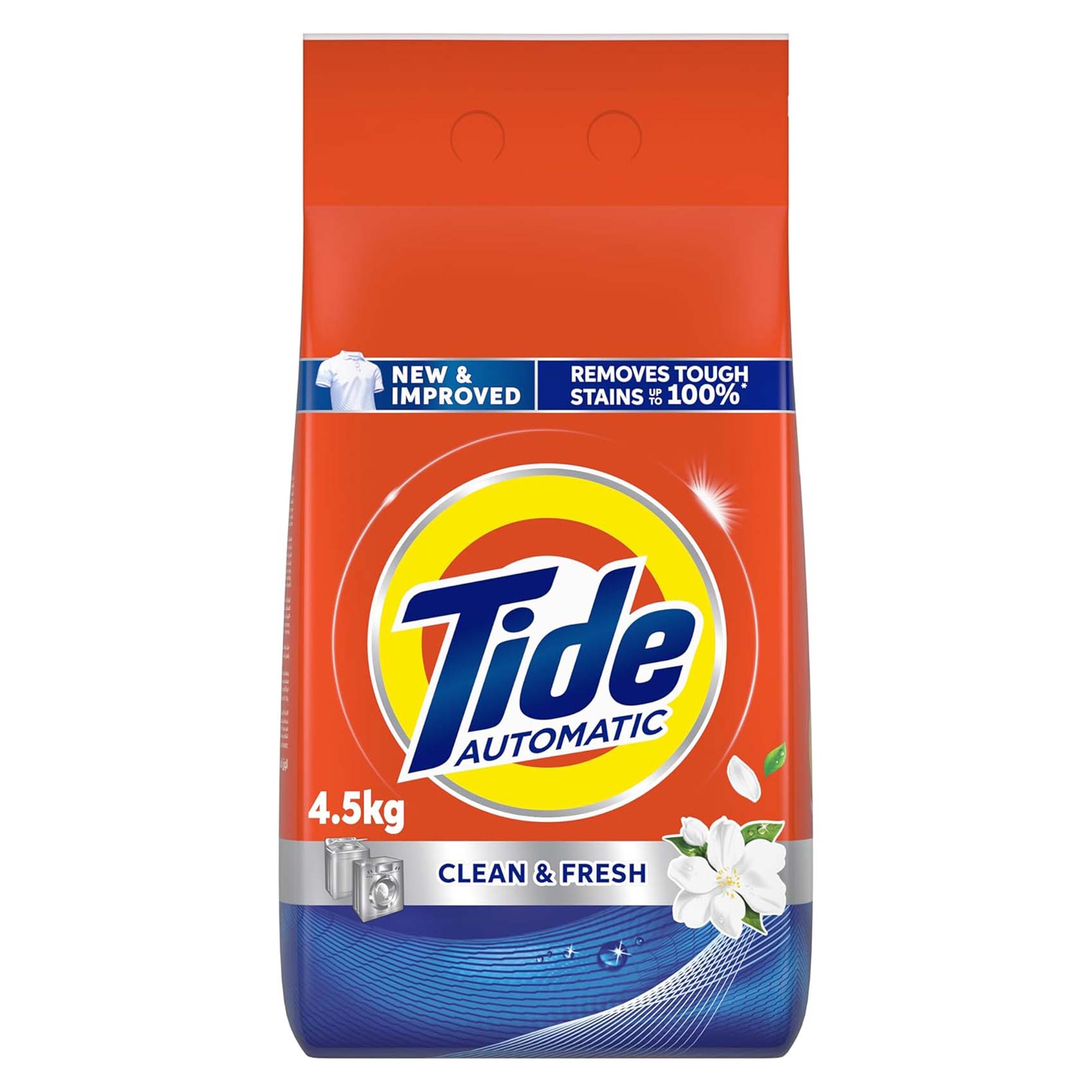 Buy Tide Automatic Powder Detergent Clean and Fresh - 4.5 Kg Online ...