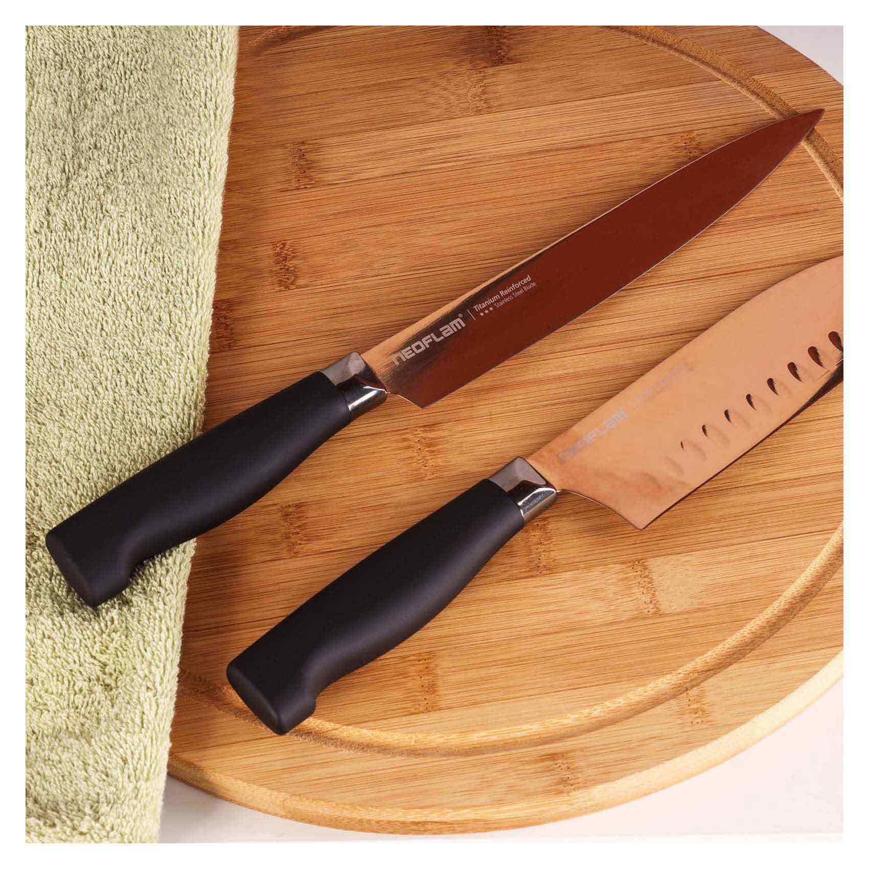 Buy Neoflam Titanium Coated Knife Online | Carrefour Egypt
