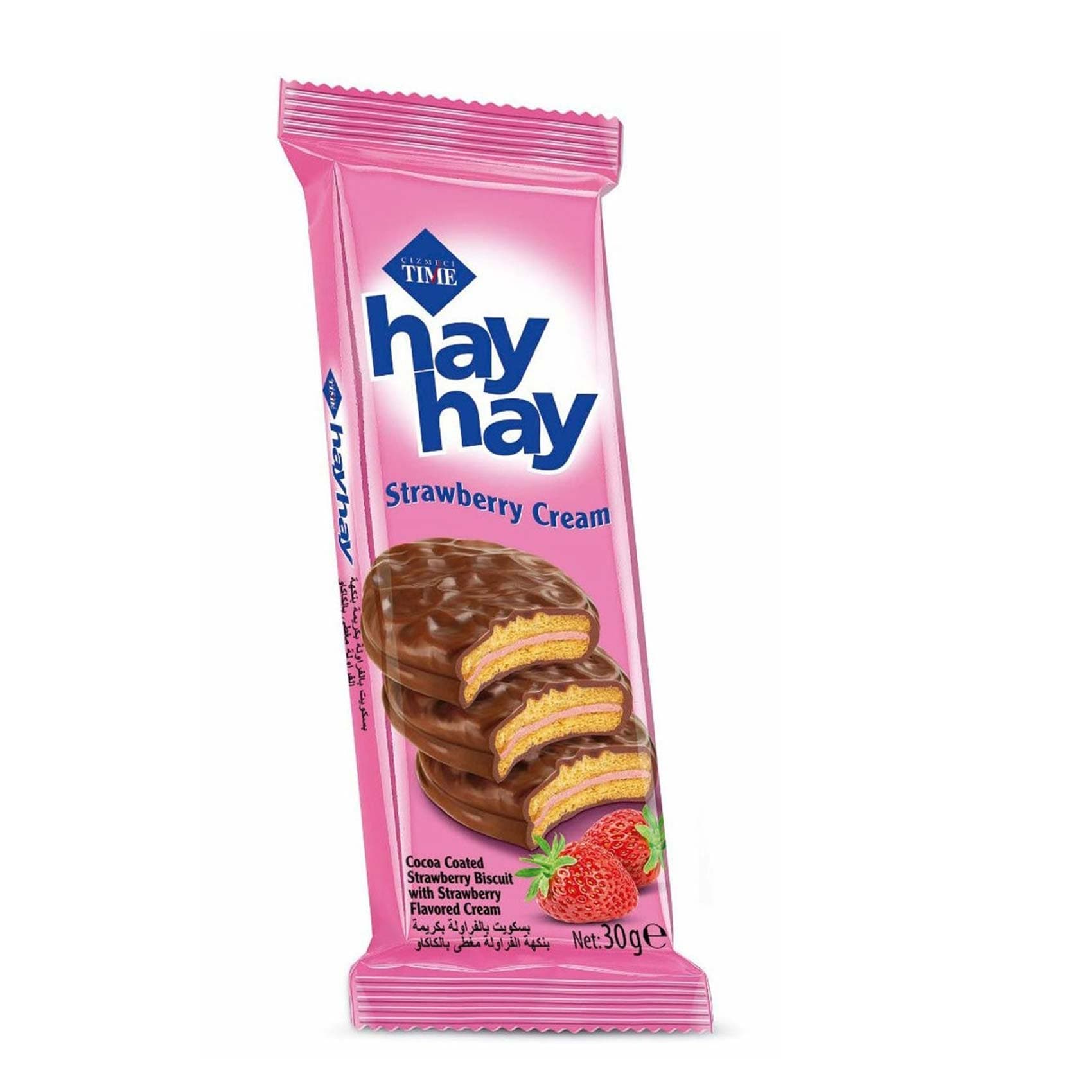 Buy Time Hay Hay Strawberry Biscuits - 30 gram Online | Carrefour Egypt