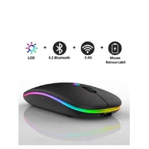Buy Zero Bluetooth and Wireless Dual Model Mouse - Black - ZR3300 ...