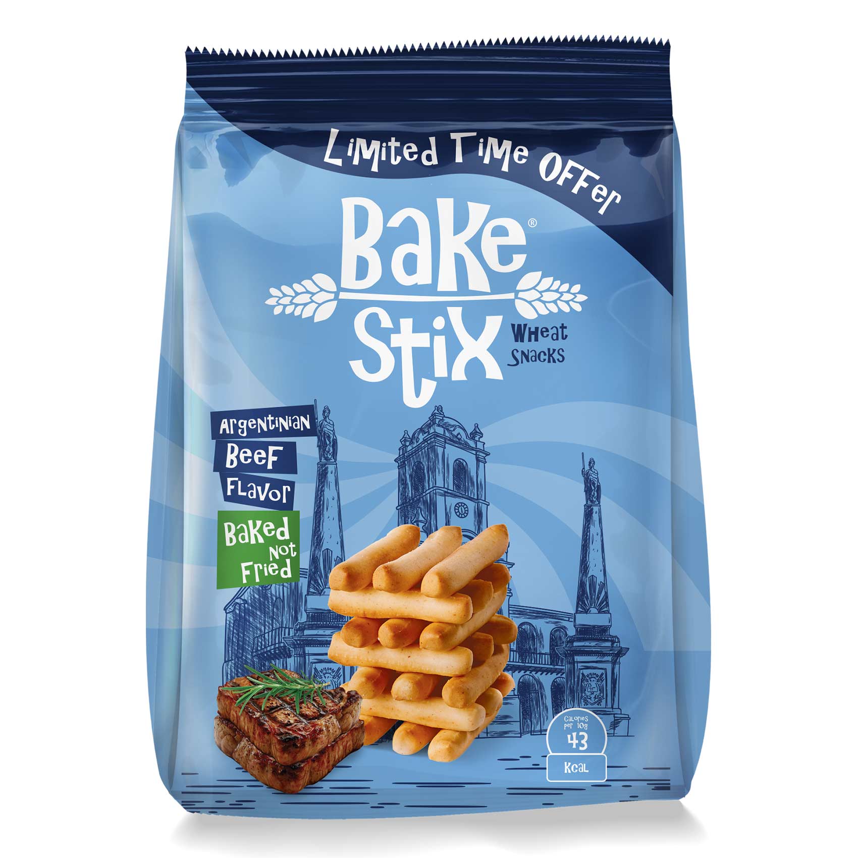 Buy Bake Stix with Perfect Argentinian Beef - 60g Online | Carrefour Egypt
