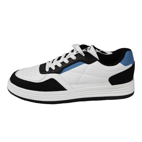 Buy MEN CASUAL SHOES 12417 WIT/GRY S44 Online | Carrefour Egypt
