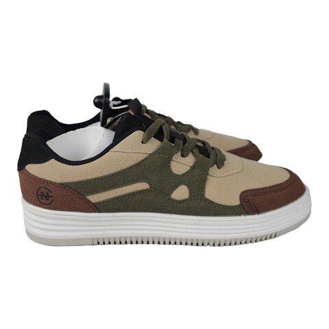 Buy MEN CASUAL SHOES 12411 BEG /OLV S41 Online | Carrefour Egypt