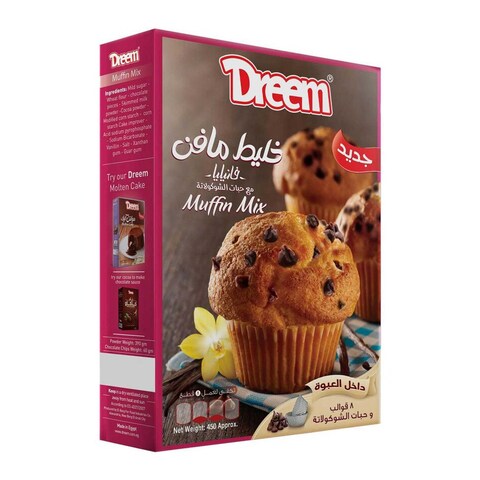 Buy Dreem Vanilla Muffin Mix - 450 gram Online | Carrefour Egypt
