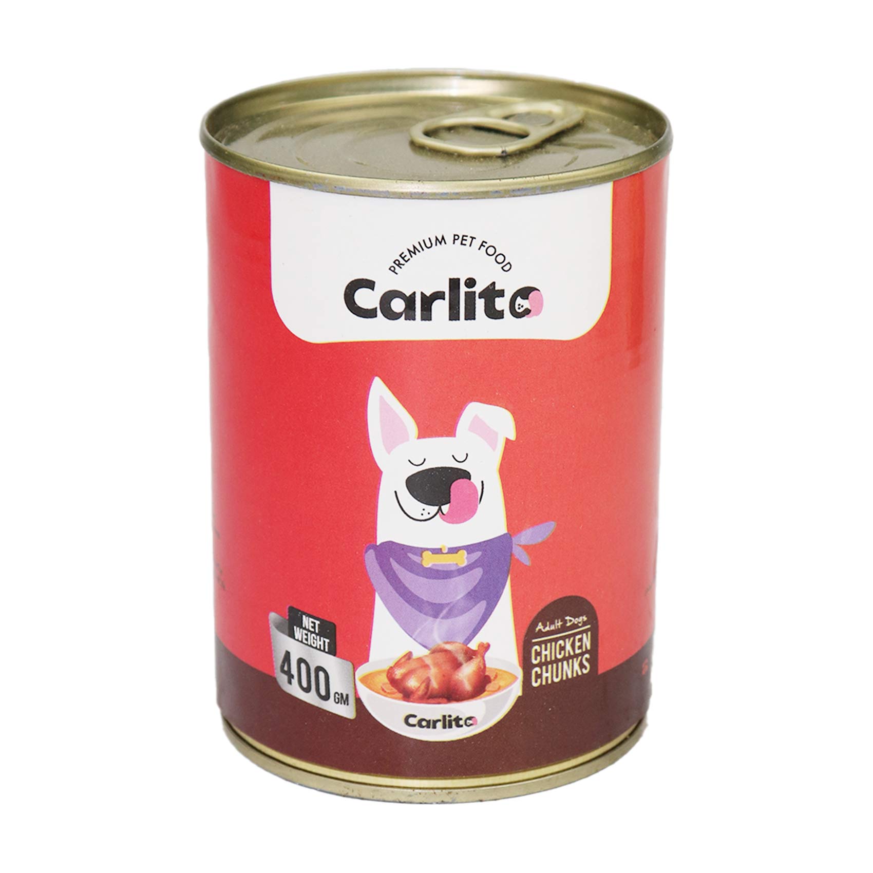 Buy Carlito Adult Dog Wet Food - 400gm Online | Carrefour Egypt