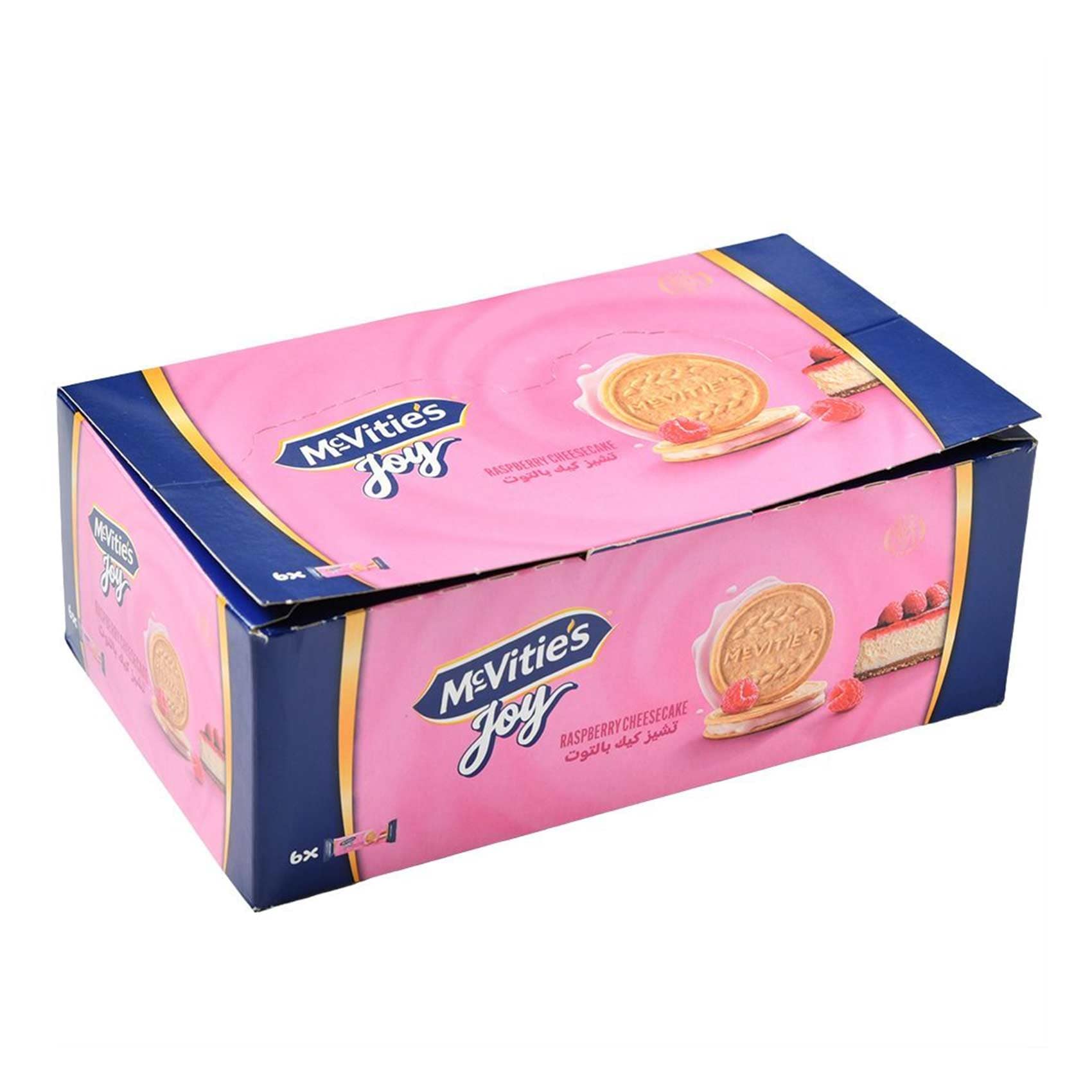 Buy McVities Joy Biscuits Raspberry Cheese Cake - 6Pack Online ...