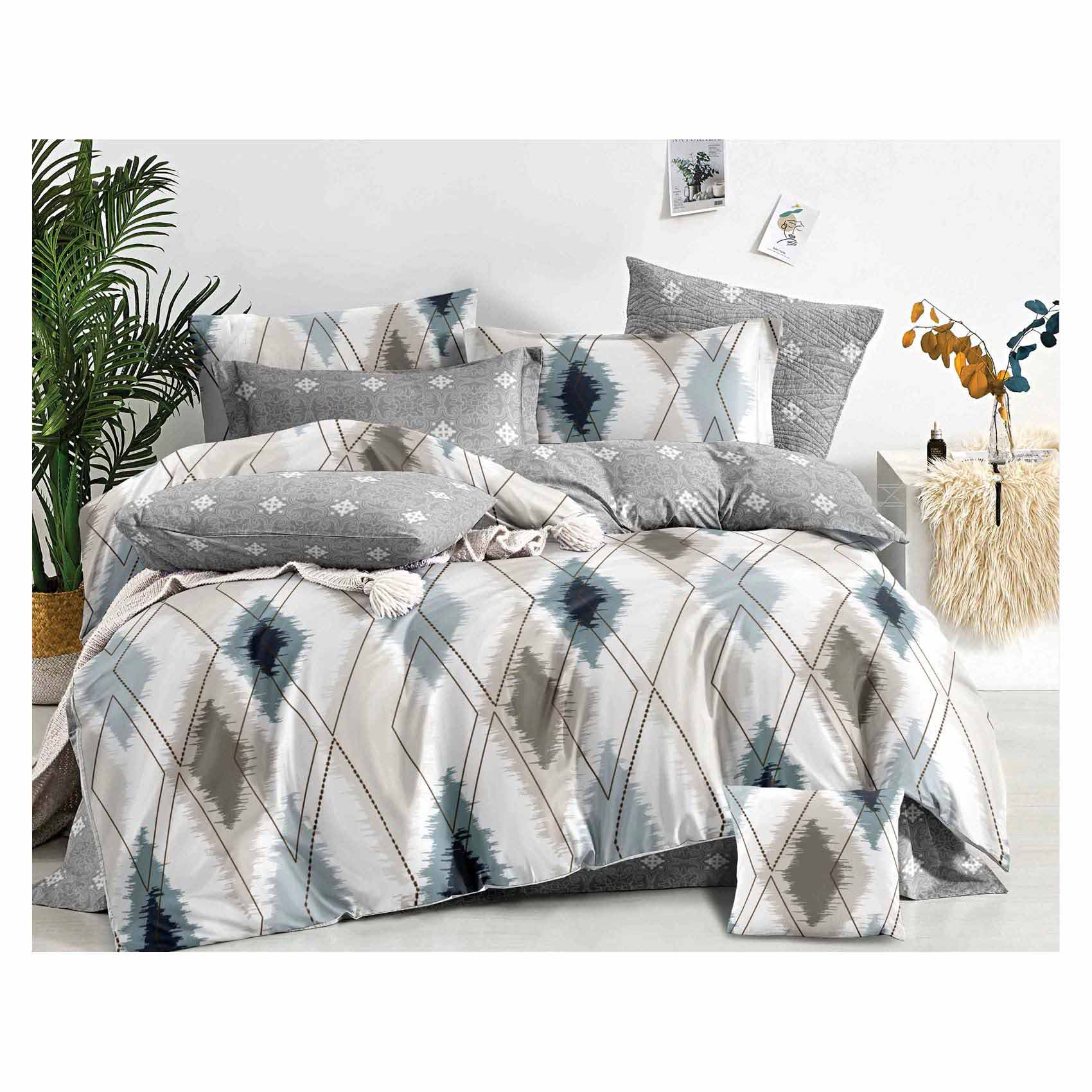 Buy Forbed Printed Microfiber Comforter - 235 x 235 Cm - F525 Online ...