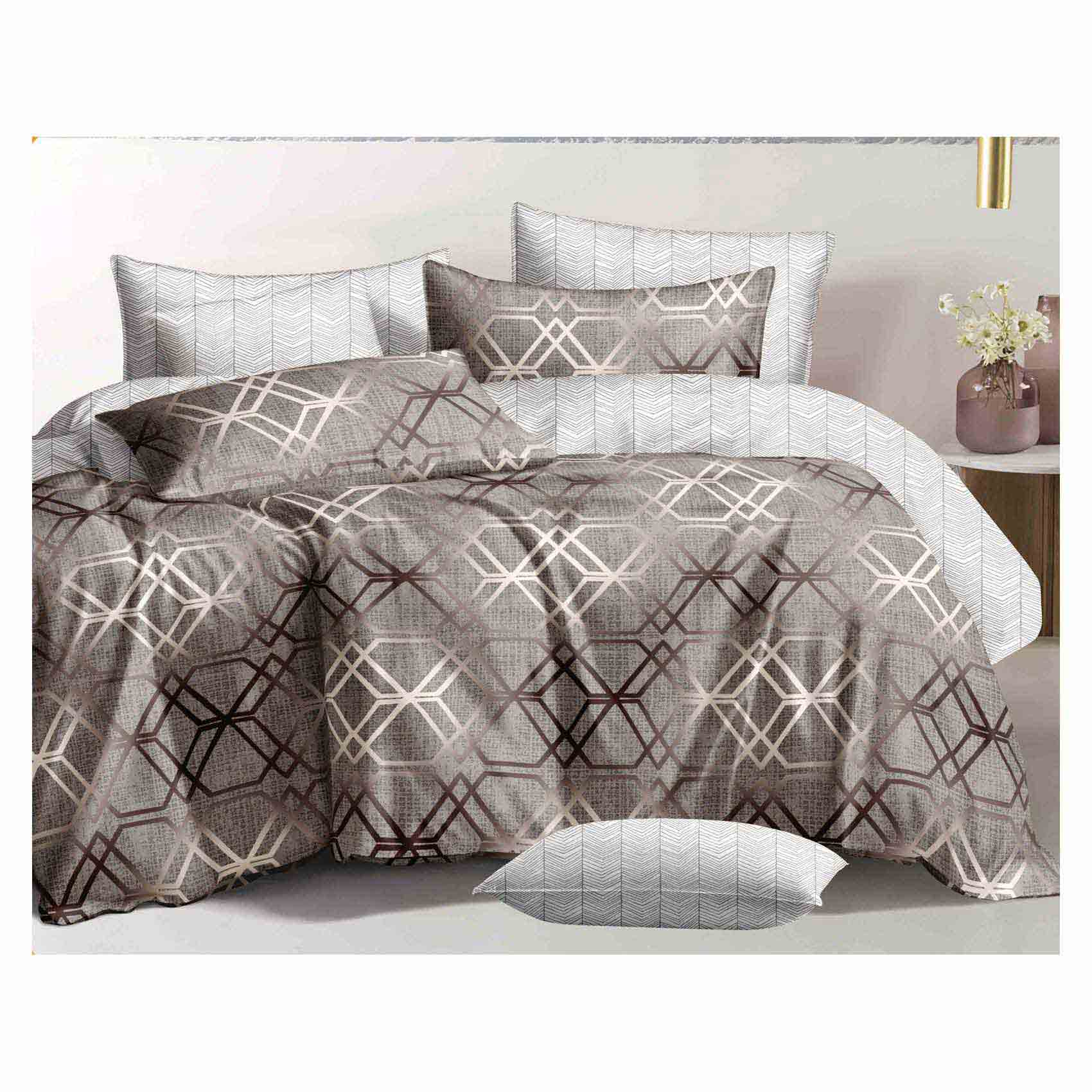 Buy Forbed Printed Microfiber Comforter - 235 x 235 Cm - F524 Online ...