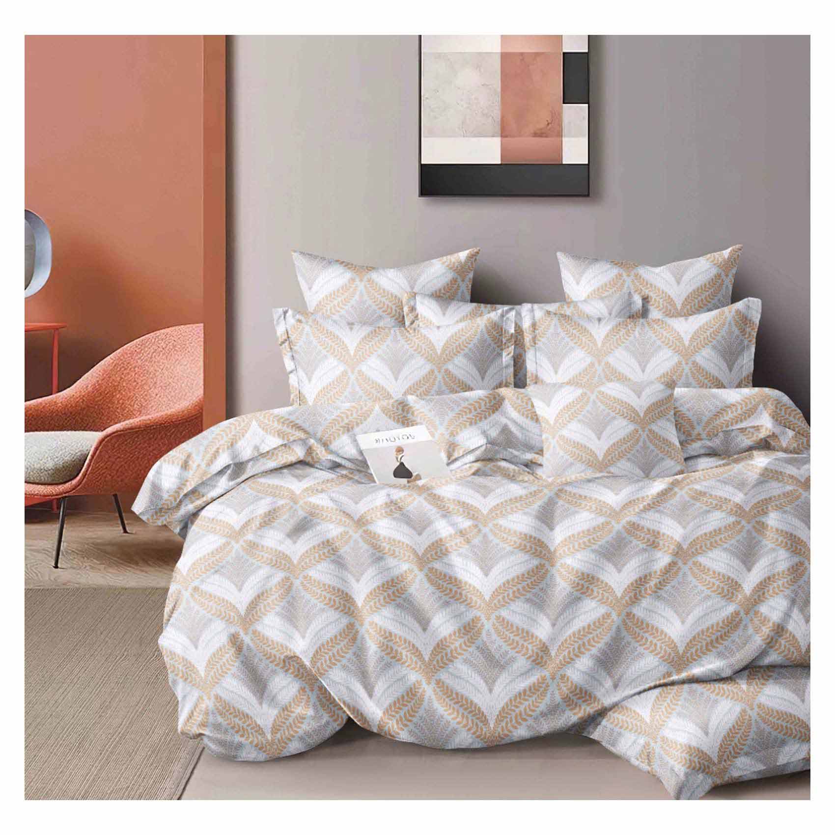 Buy Forbed Printed Microfiber Comforter - 235 x 235 Cm - F531 Online ...
