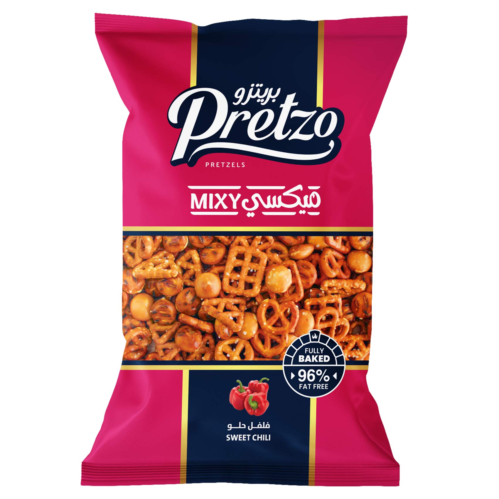 Buy Pretzo Mixy Sweet Chili Snacks - 70-80 gm Online | Carrefour Egypt