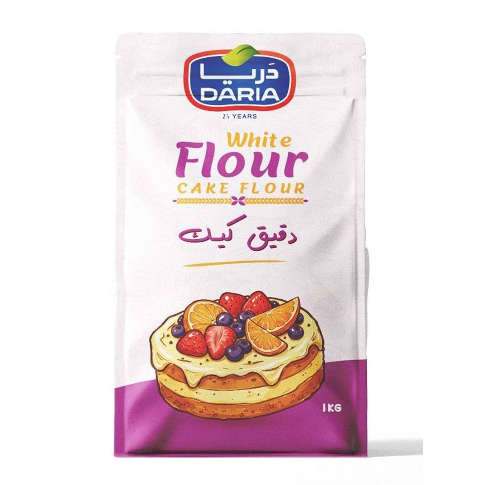 Buy Daria White Flour for Cakes - 1kg Online | Carrefour Egypt