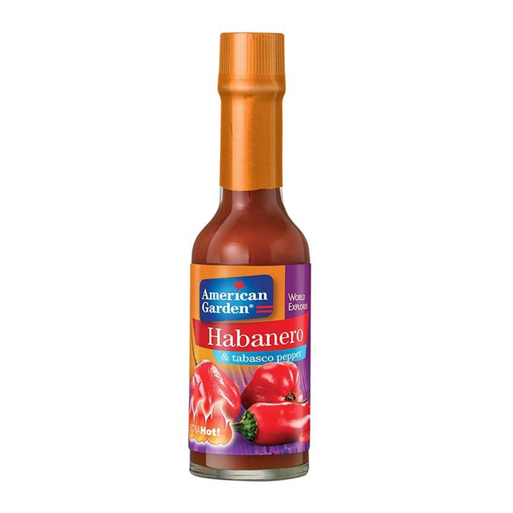 Buy American Garden Habanero and Tabasco Pepper Extra Hot Sauce - 58 ml ...