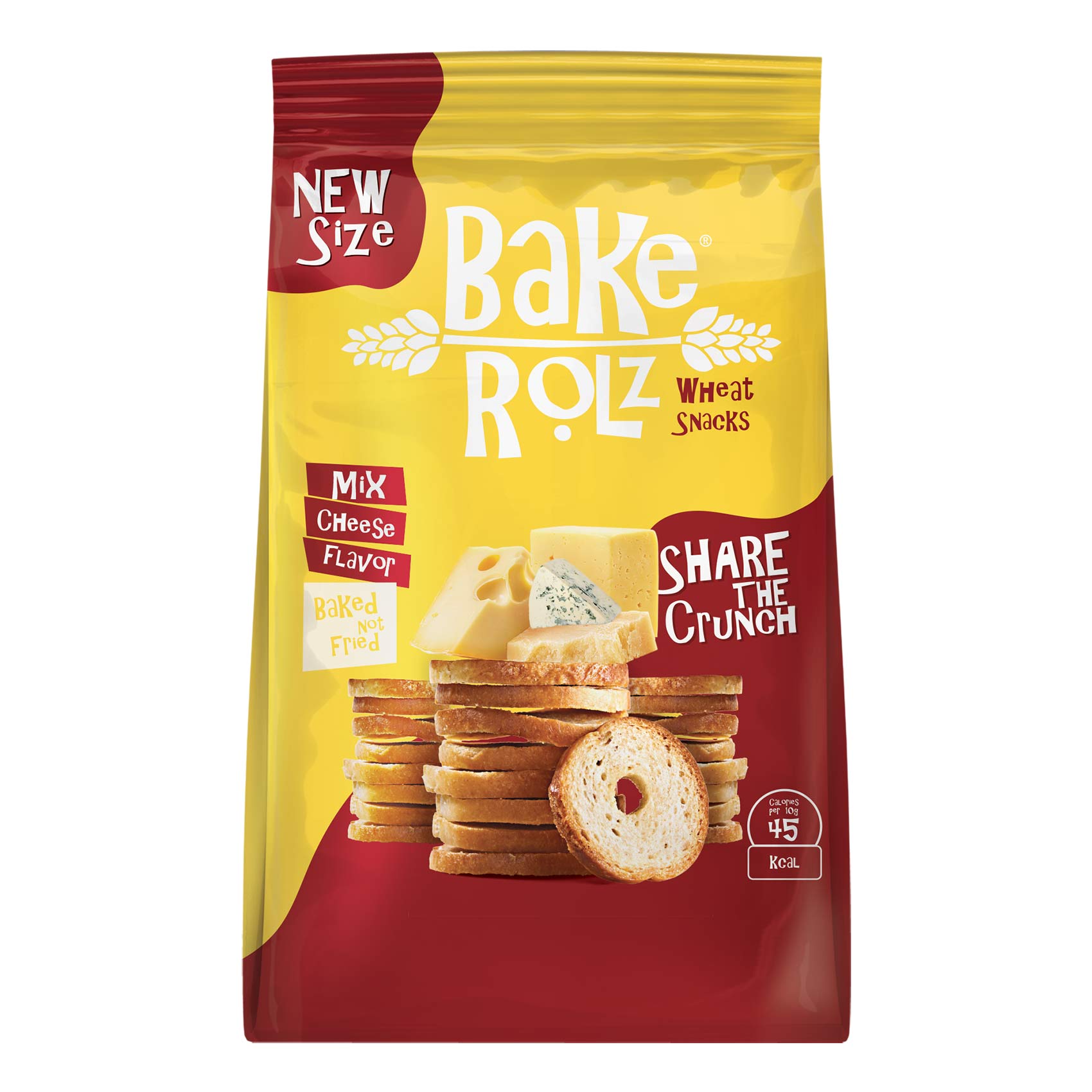 Buy Bake Rollz Mix Cheese - 108gm Online | Carrefour Egypt