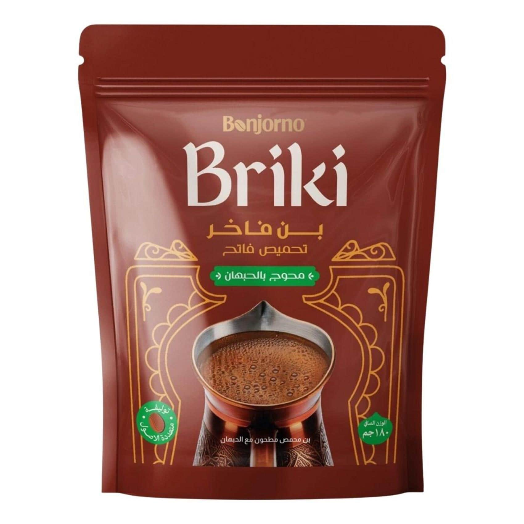 Buy Bonjorno Briki Light Mixed Turkish Coffee - 180 gram Online ...