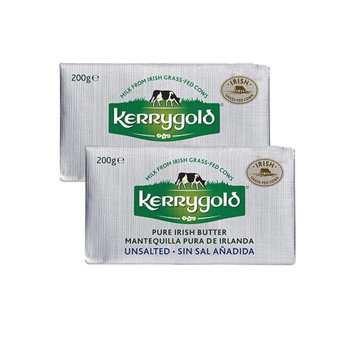 Kerry Gold Unsalted Butter 200 Gram 2 Pieces Online | Carrefour Jordan