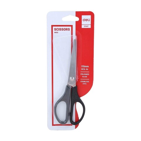 Deli Stainless Steel Scissors 17 Cm Online | Carrefour Jordan