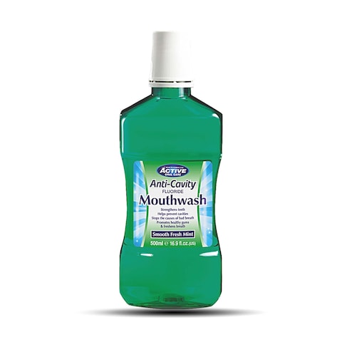 Buy Active Anti-Cavity Mouthwash Fresh Mint 500Ml Online | Carrefour Kenya