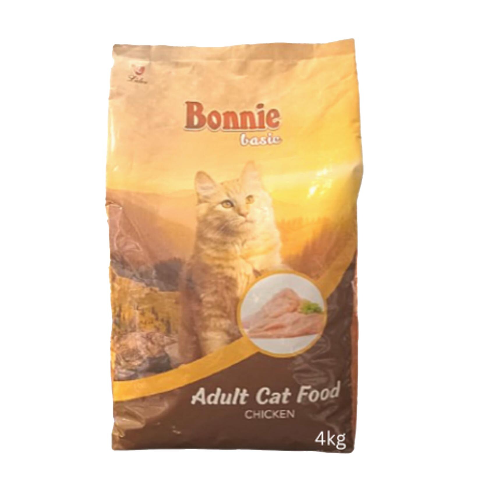 Buy Bonnie Basic Adult Cat Food Chicken 4 Kg Online | Carrefour Kenya