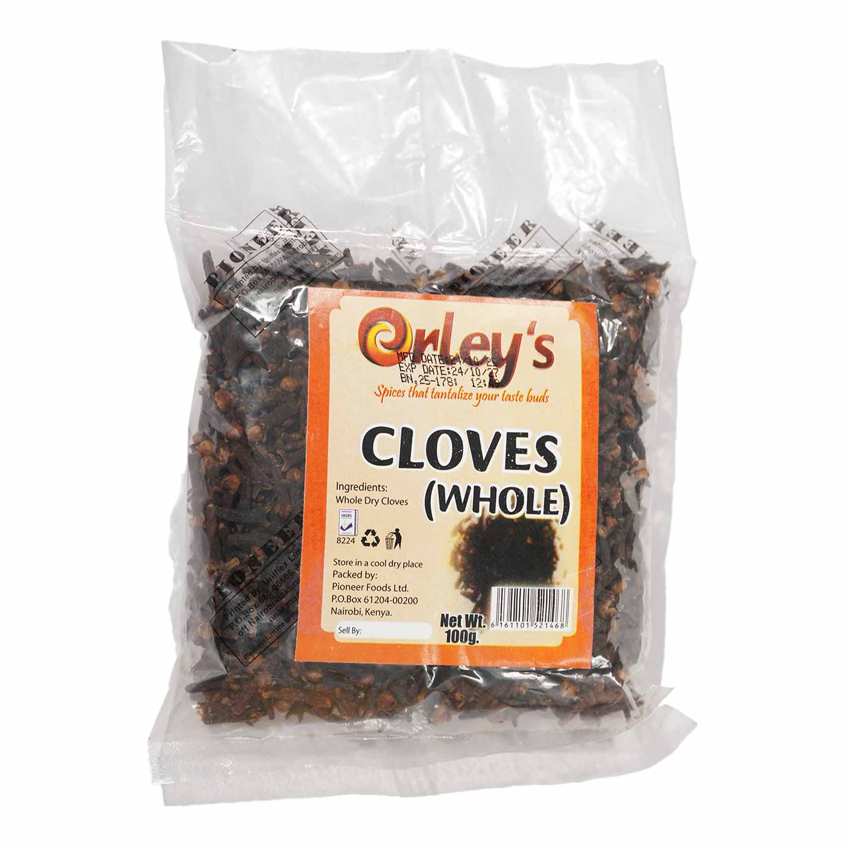 Buy Orleys Pure Ground Cloves 100g Online | Carrefour Kenya