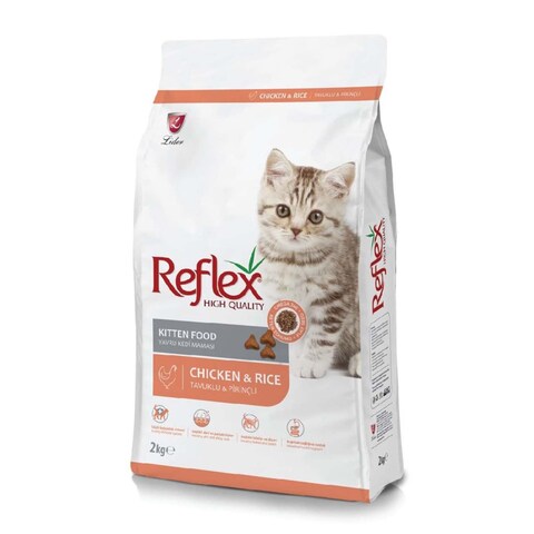 Buy Reflex Plus Chicken And Rice Kitten Food 2Kg Online | Carrefour Kenya
