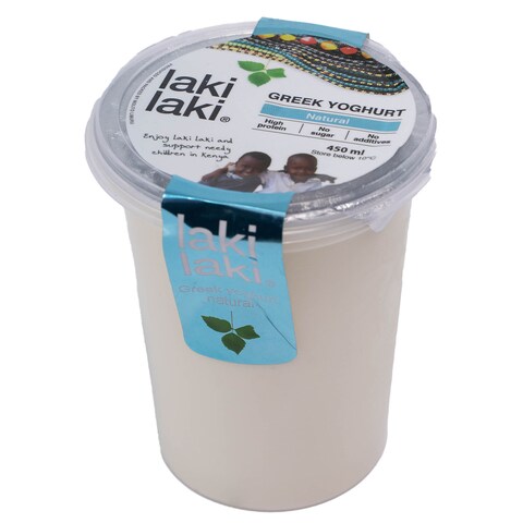 Buy Laki Laki Greek Yoghurt natural 450ml Online | Carrefour Kenya