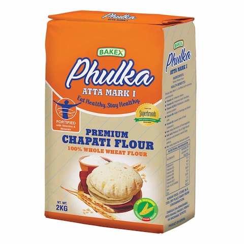 Buy Phulka Atta Mark 1 Chapati Flour 2Kg Online | Carrefour Kenya