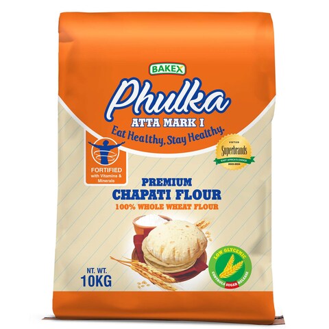 Buy Phulka Atta Mark Chapati Flour 10Kg Online | Carrefour Kenya