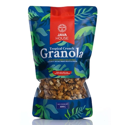 Buy Java House Tropical Crunch Granola Cereal 400g Online | Carrefour Kenya
