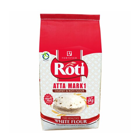 Buy Roti Atta Mark 1 White Chapati And Roti Flour 5kg Online ...