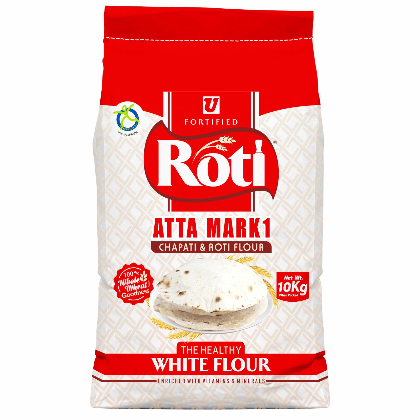 Buy Roti Atta Mark White Flour 10Kg Online | Carrefour Kenya