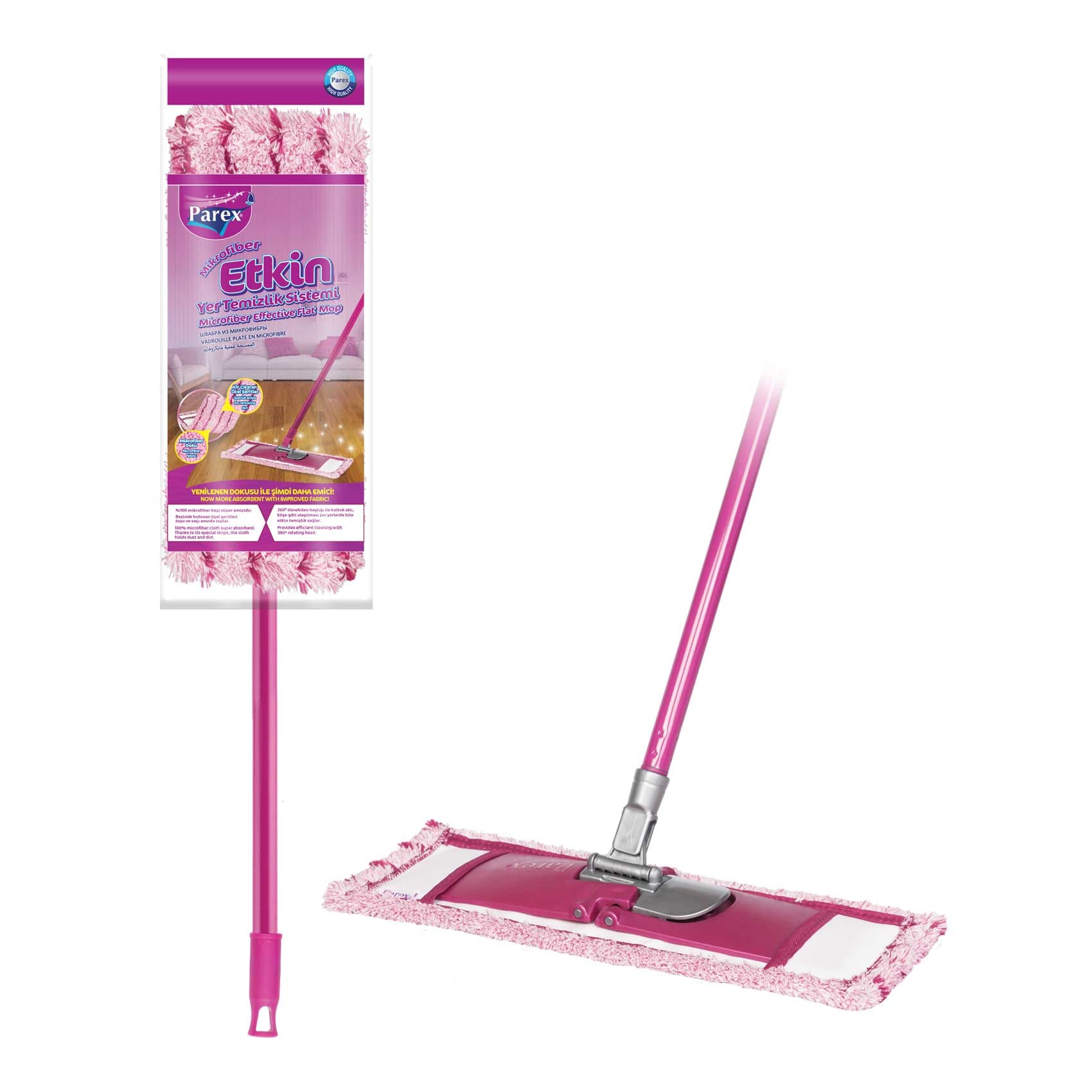 Buy Parex Effective Microfiber Flat Double Mop Online | Carrefour Kenya