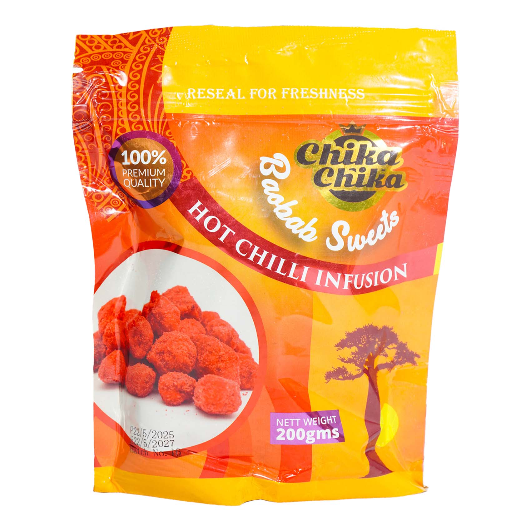 Buy Chika Chika Baobab Chili Sweets 200G (Mabuyu) Online | Carrefour Kenya