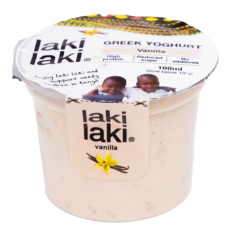 Buy Laki Laki Vanilla Greek Yoghurt 100ml Online | Carrefour Kenya