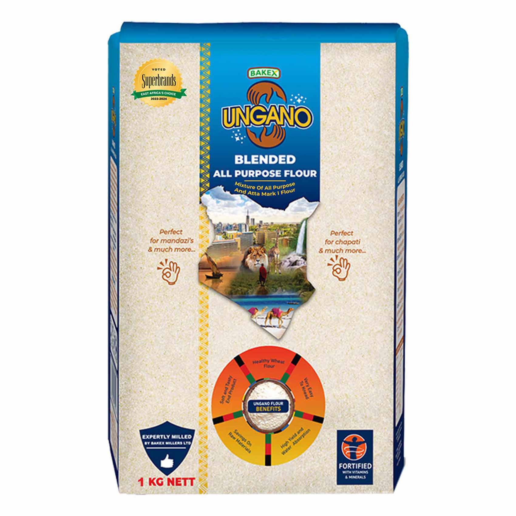 Buy Ungano Blended All Purpose Flour 1Kg Online | Carrefour Kenya