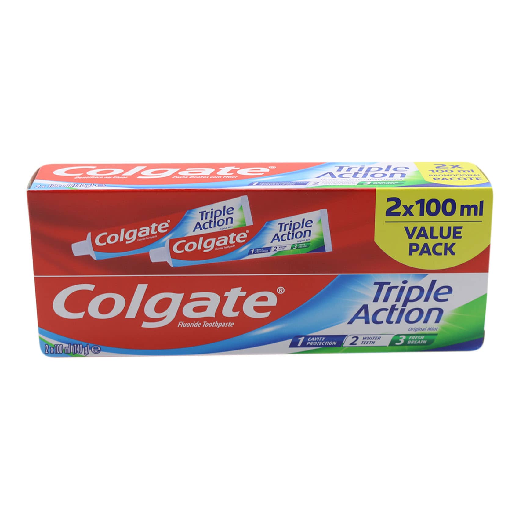 Buy Colgate Triple Action Value Pack 100Ml Online | Carrefour Kenya