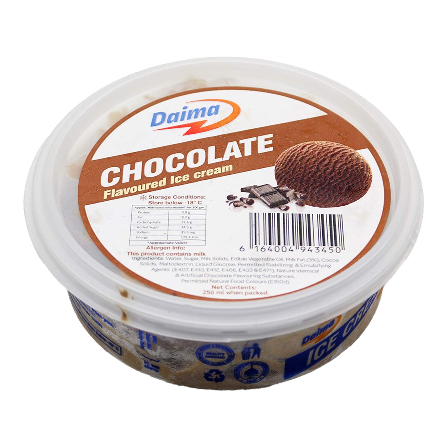 Buy Daima Chocolate Ice Cream 250Ml Online | Carrefour Kenya