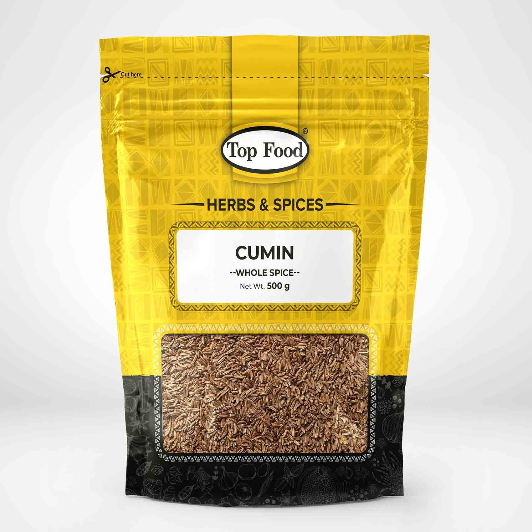 Buy Top Food Cumin Seeds Pouch 500G Online | Carrefour Kenya