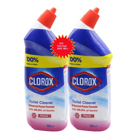 Buy Clorox Multi Purpose Floral Magic Toilet Cleaner Gel Value Pack ...