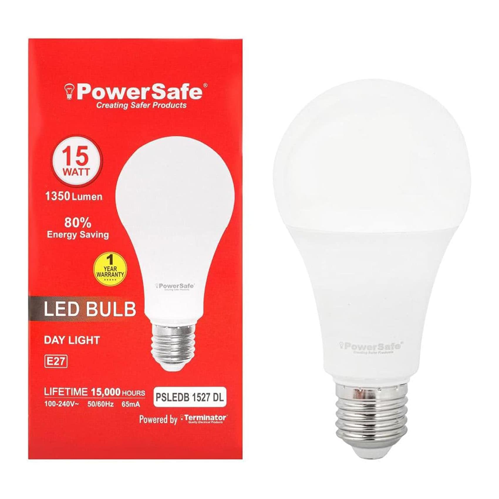 Buy Powersafe Led Bulb 15W Day Light E27 Online | Carrefour Kenya