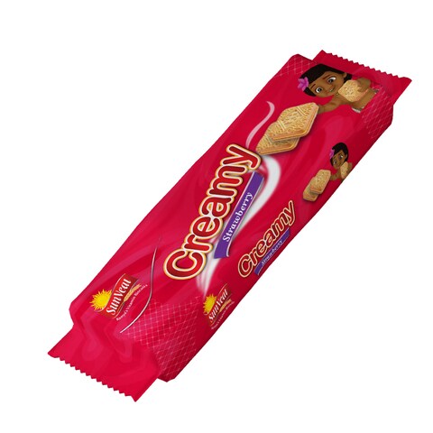 Buy Sunveat Petit Biscuit Strawberry Creamy 75G Online | Carrefour Kenya