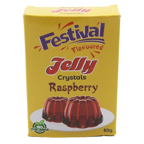 Buy Festival Raspberry Crystal Jelly 80G Online | Carrefour Kenya