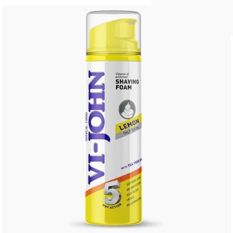 Buy Vi-John Shaving Foam Lemon 200Ml Online | Carrefour Kenya