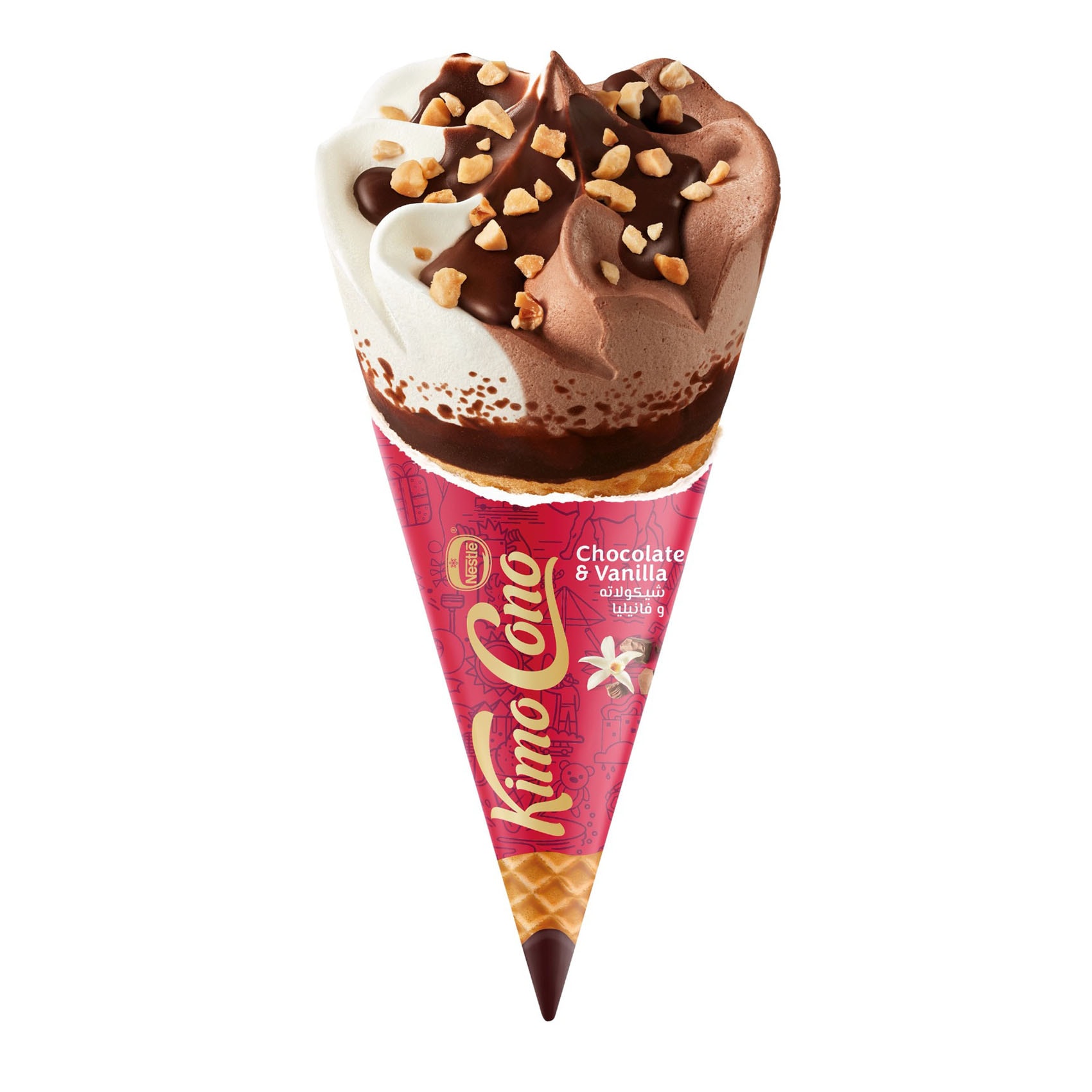 Buy Nestle Kino Cono Choco & Vanilla Cone 105ml Online | Carrefour Kenya