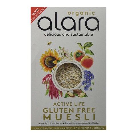 Buy Alara Organic Active Muesli Gluten Free 250G Online | Carrefour Kenya