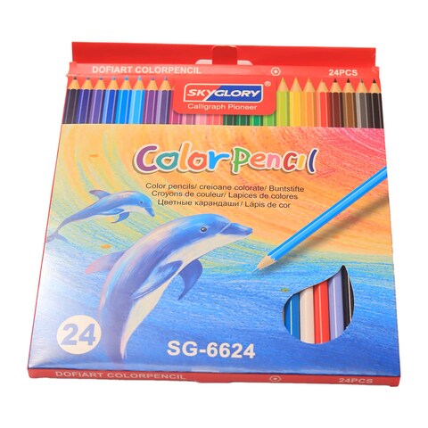 Buy Pecker Colour Pencil Long 24 Pieces Online | Carrefour Kenya